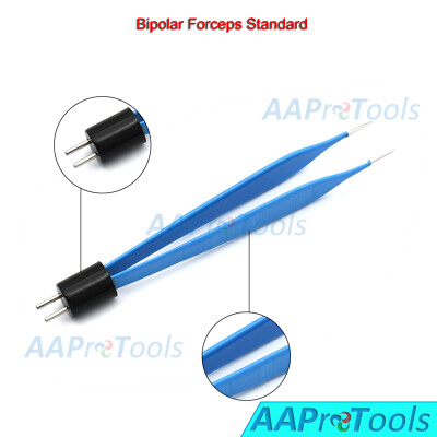 BIPOLAR MICRO Adson STR FORCEPS REUSABLE FOOT 12cm length 0.5mm Best ...