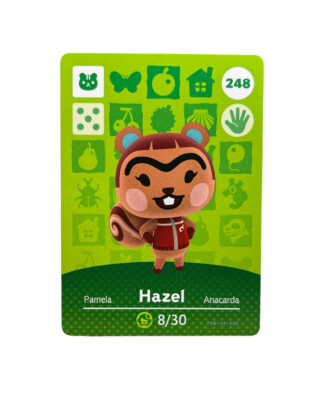 Hazel 248 Animal Crossing Amiibo Card AUTHENTIC Series 3 Pack Fresh ...