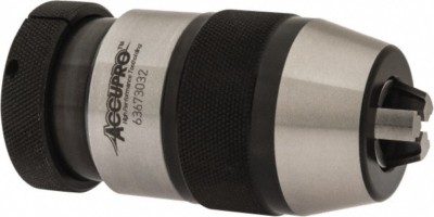 Accupro JT2, 1/32 to 1/2" Capacity, Tapered Mount Drill Chuck Keyless ...