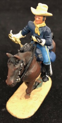 Del Prado Collection ~ Bugler 7th Cav Reg Figure ~ 3.5" | eBay