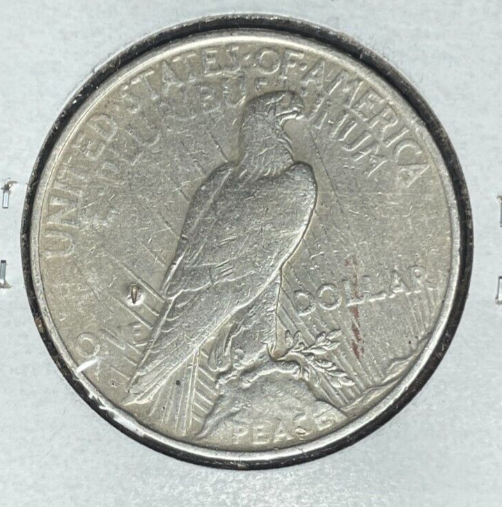 1927-D PEACE SILVER DOLLAR ~ FINE "REV DIG" ~NICE COIN~ | eBay