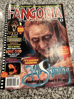 Fangoria Horror Magazine #162 1997 The Shining Scream Wax Mask Love God ...