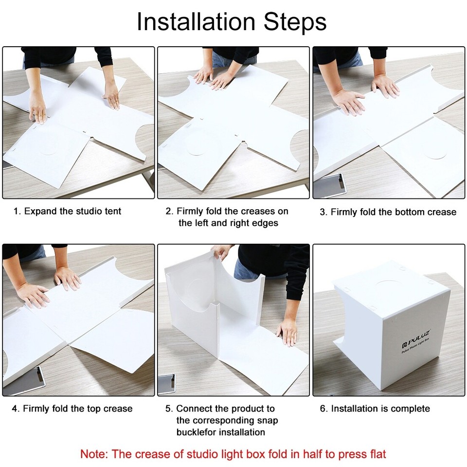 Photo Box Photo Studio Light Box Portable Photography Shooting Tent Box ...