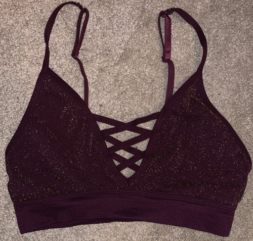 Victoria’s Secret PINK Maroon Bra Size Adult Small | eBay