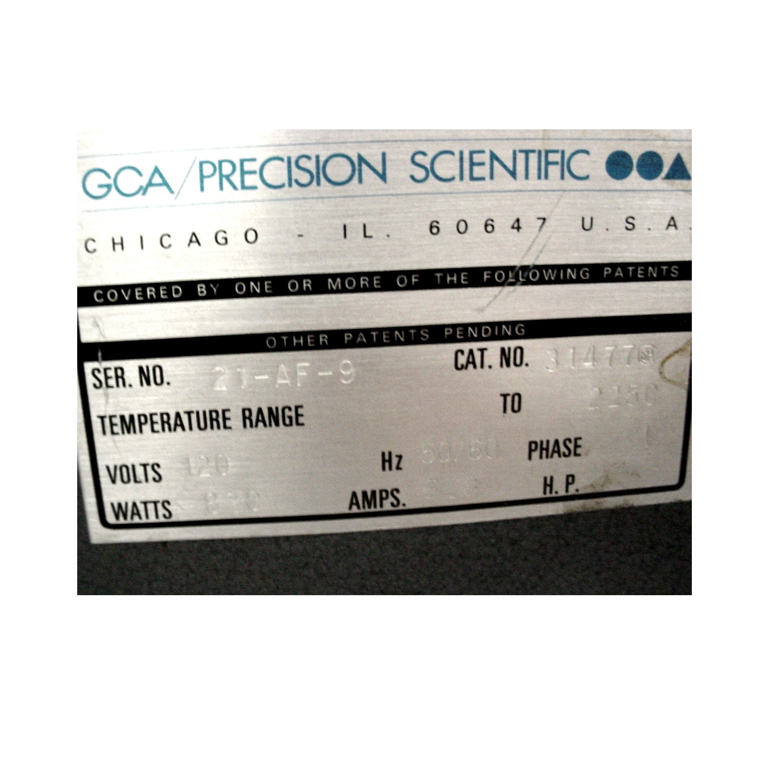 GCA Precision Scientific 16 Bench-top Laboratory Incubator Oven 314770 ...