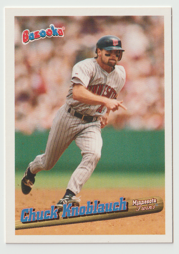 1996 Topps Bazooka Baseball #65 Chuck Knoblauch - Minnesota Twins | eBay