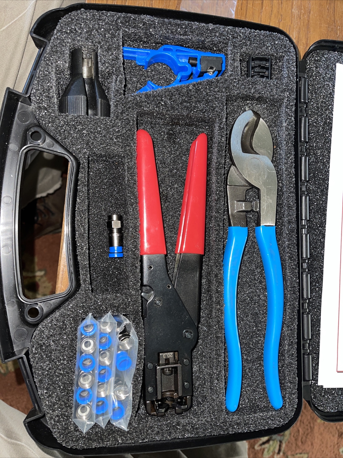 DX Engineering F-Connector Coax Cable Tool Kit UT-KITF USED 17 ...