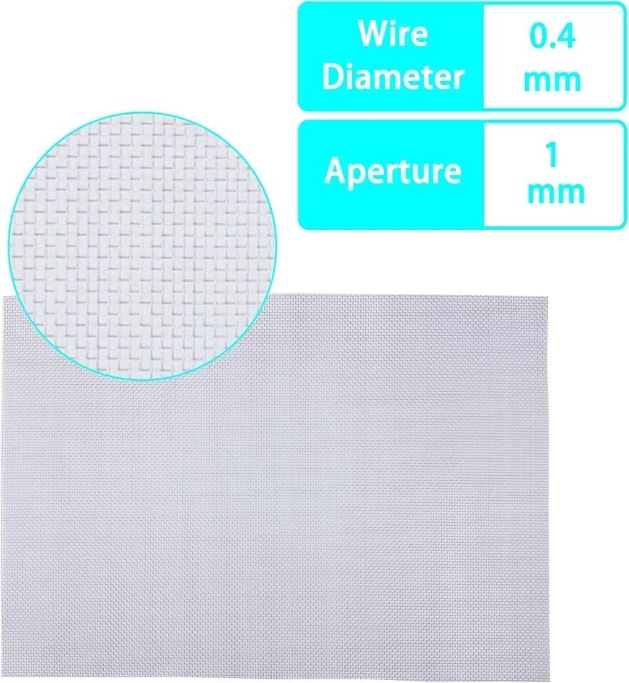 4 PSC 20 Wire Mesh Sturdy Metal Mesh Sheets for DIY Projects 304 ...