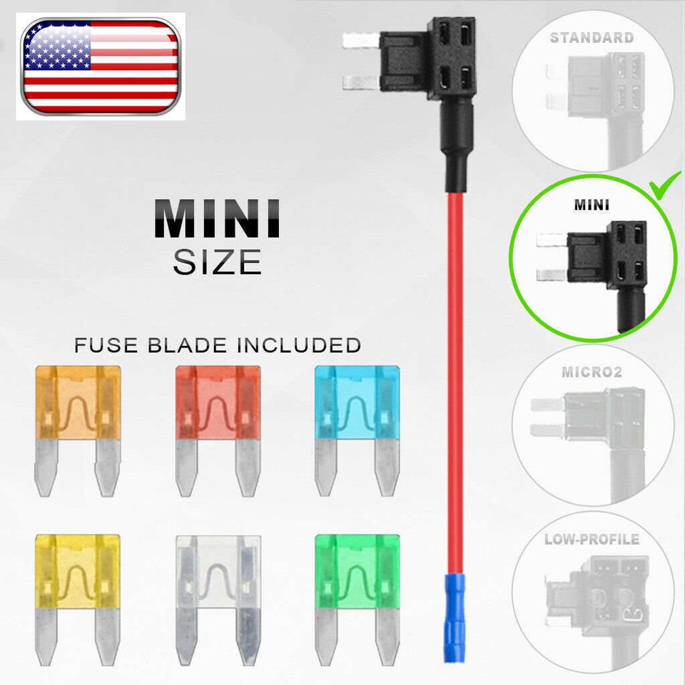 Add-A-Circuit Blade Fuse Tap Standard Mini Micro2 Low-Profile Blade ...
