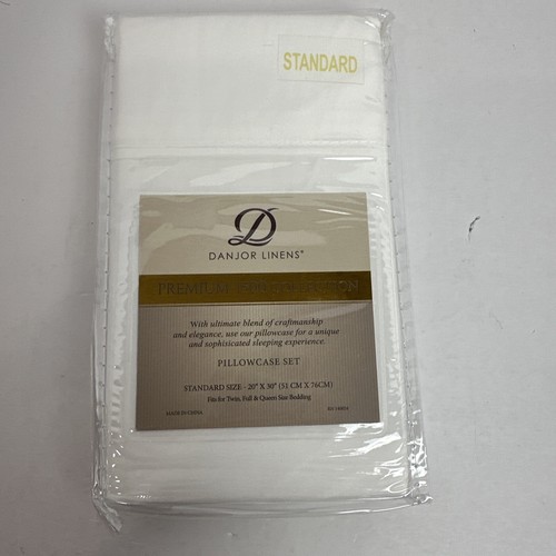 Standard size New Danjor Linens Premium 1500 collection pillowcase set ...