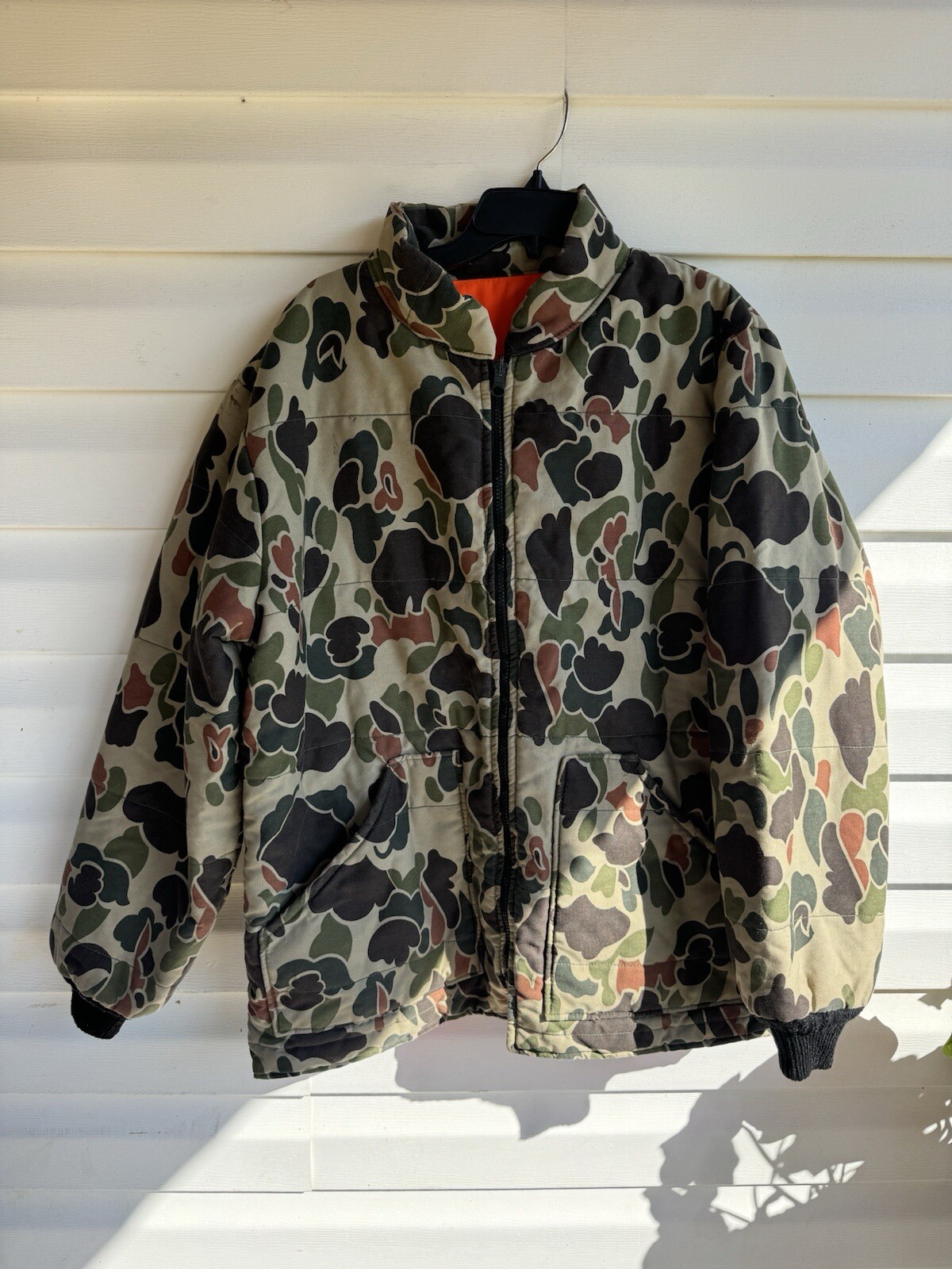 Walls Blizzard Pruf Vtg Reversible Hunting Jacket Duck Camo Large ...