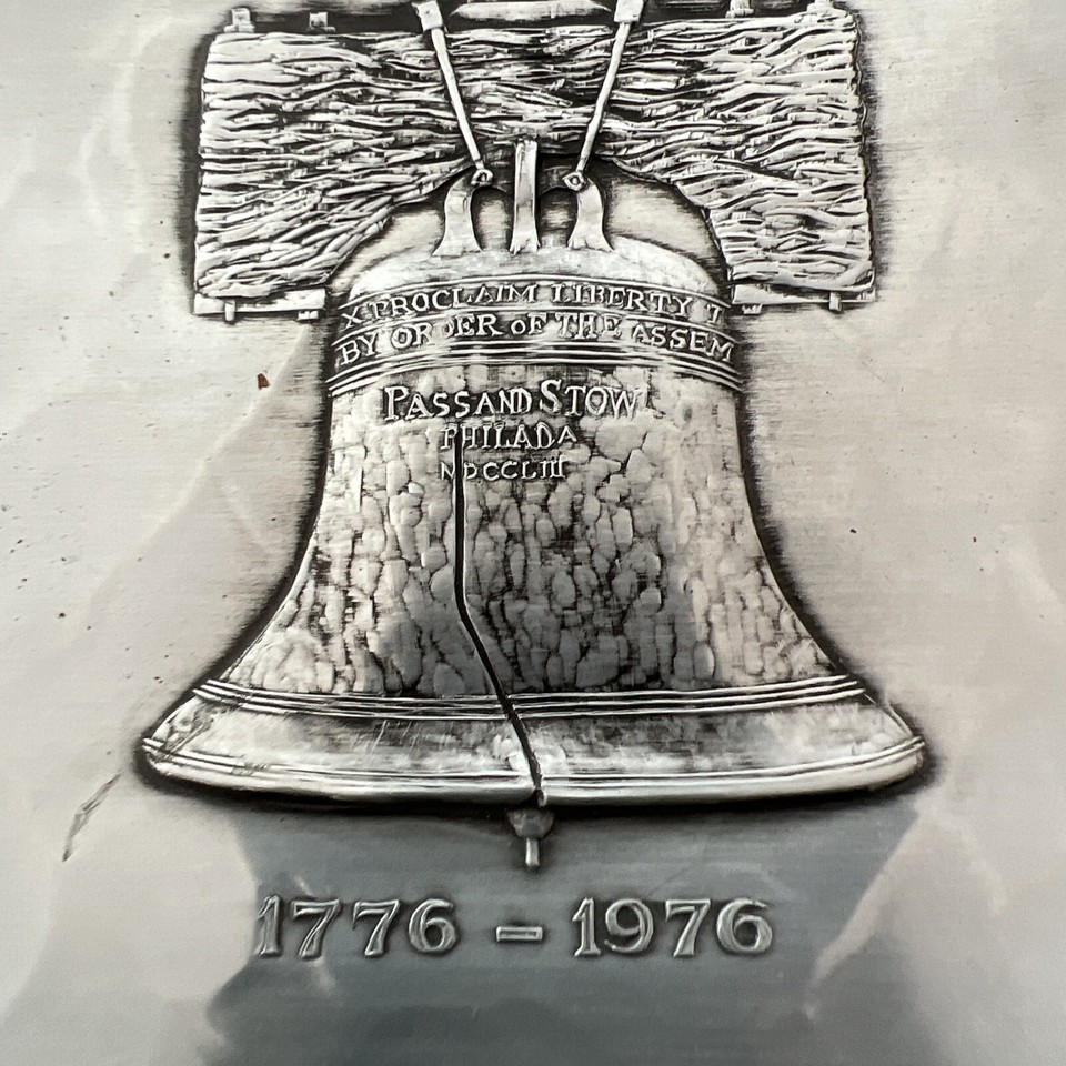 Handmade Wendell August Forge Liberty 1776-1976 Liberty Bell Plate | eBay