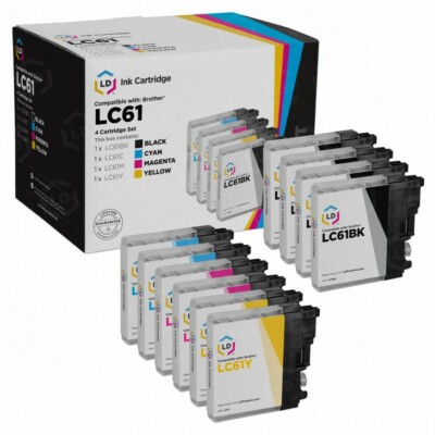 Printer Ink LD Products LC61 Expired Dates For Assorted Brother ...