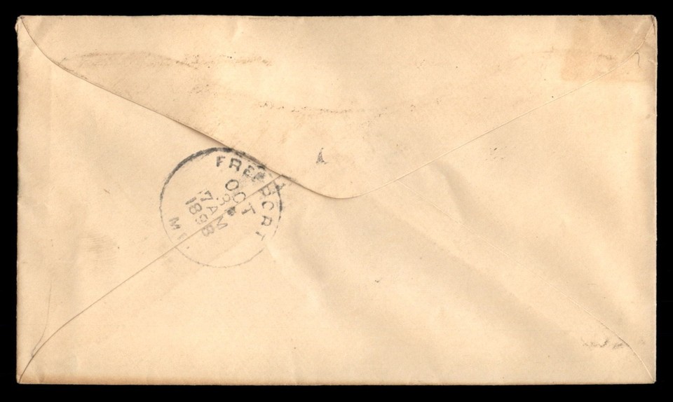 Mayfairstamps US 1899 Massachusetts Boston to Freefort ME Stationery ...
