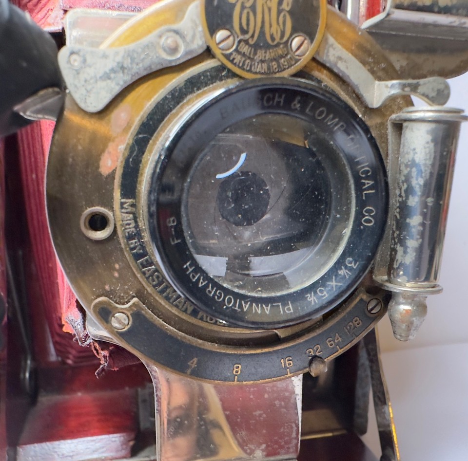 Antique - Eastman Kodak - Premo Pocket C (1906) - Red Bellows - Folding ...