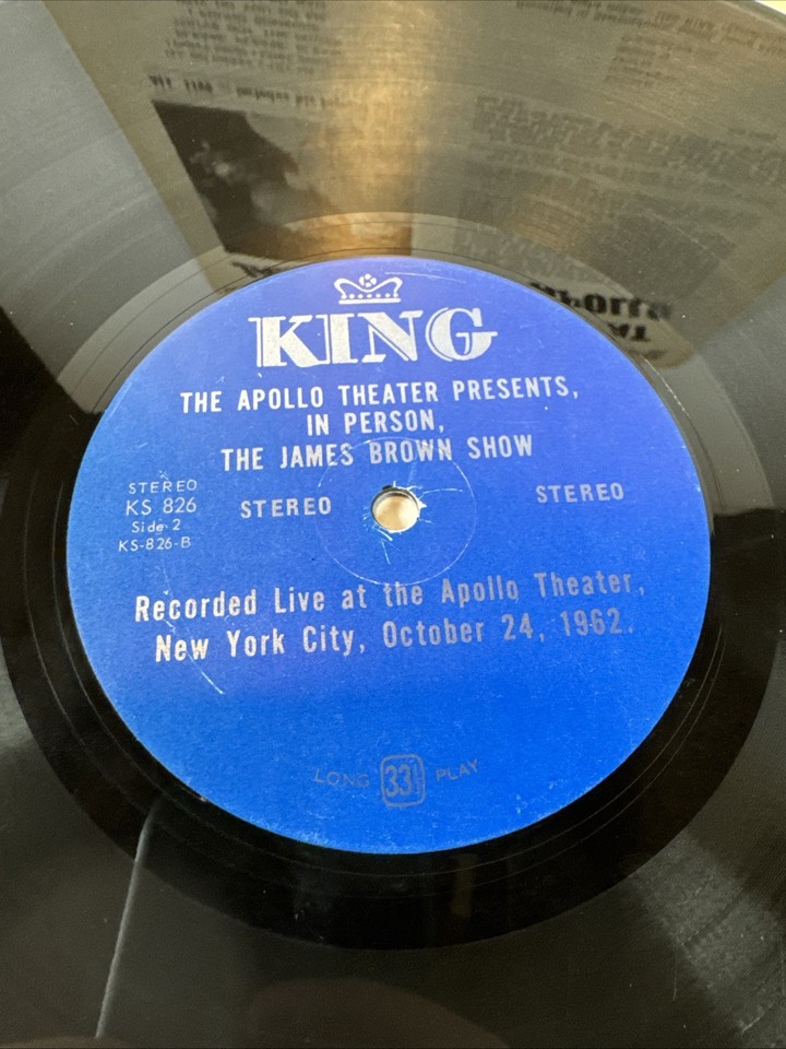 James Brown James Brown Live At The Apollo KING Records KS-826 1964 ...