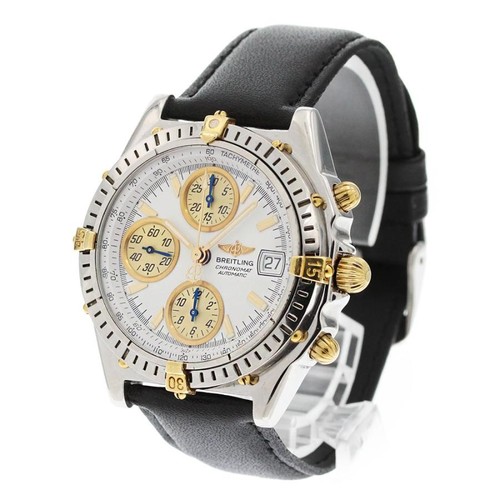 BREITLING B13050.1 Chronomat Bicolor Date Automatic Men #C708 | eBay