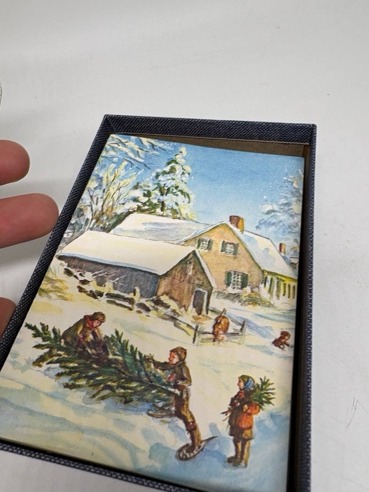 Vintage American Artists Juniors Boxed Set of 25 Christmas Cards | eBay
