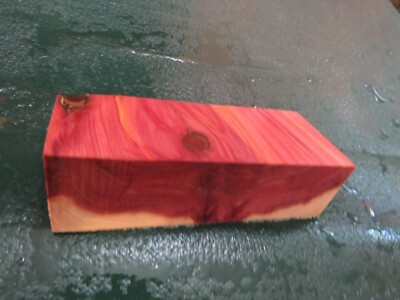 CE AROMATIC CEDAR DELUXE KNIFE BLOCK/SCALES/ CALLS/ PEN BLANKS--CE--9 ...