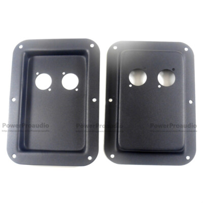 2 Pcs Large Blank Metal Speaker Jack Plates Dual SpeakOn NL8MPR, NL4MPR ...