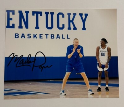 MARK POPE SIGNED 8x10 PHOTO KENTUCKY WILDCATS BASKETBALL COACH ...