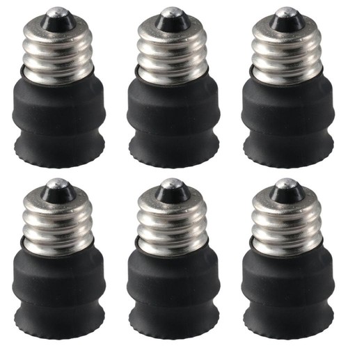 6 Pcs E12 to E14 Lamp Holder Lamp Socket Adapter Bulb E12 to E11 Light ...