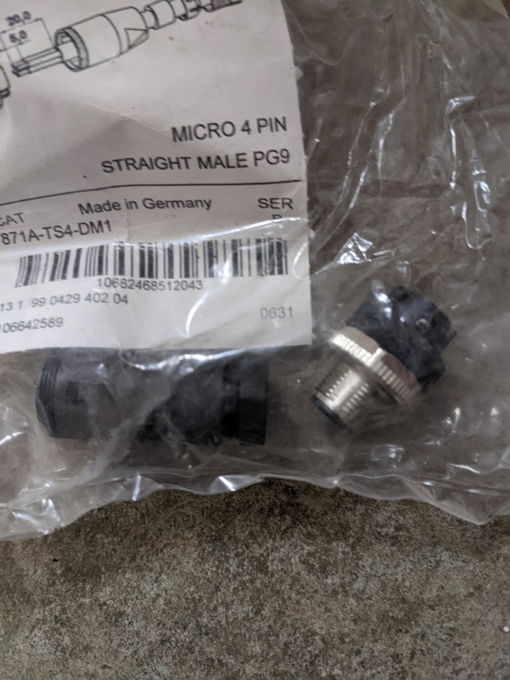 Allen Bradley Cat 871A-TS4-DM1 Micro 4 Pin Straight Male PG9 💥SEALED💥 ...