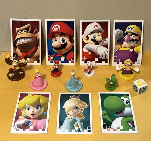 Super Mario Monopoly Gamer Power Pack LOT Replacement Tokens & Cards ...