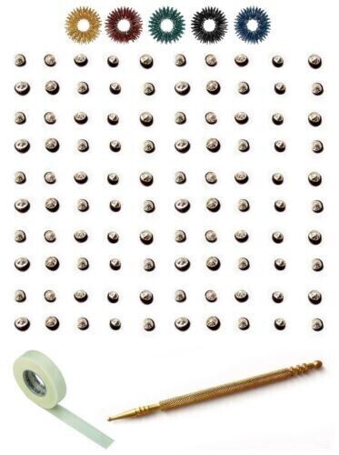 Aimants étoiles de thérapie Sujok (100 pièces), Jimmy mince, ruban ...