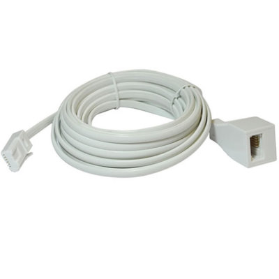3M BT Telephone Extension Cable Lead Phone Line Fax Modem Socket | eBay
