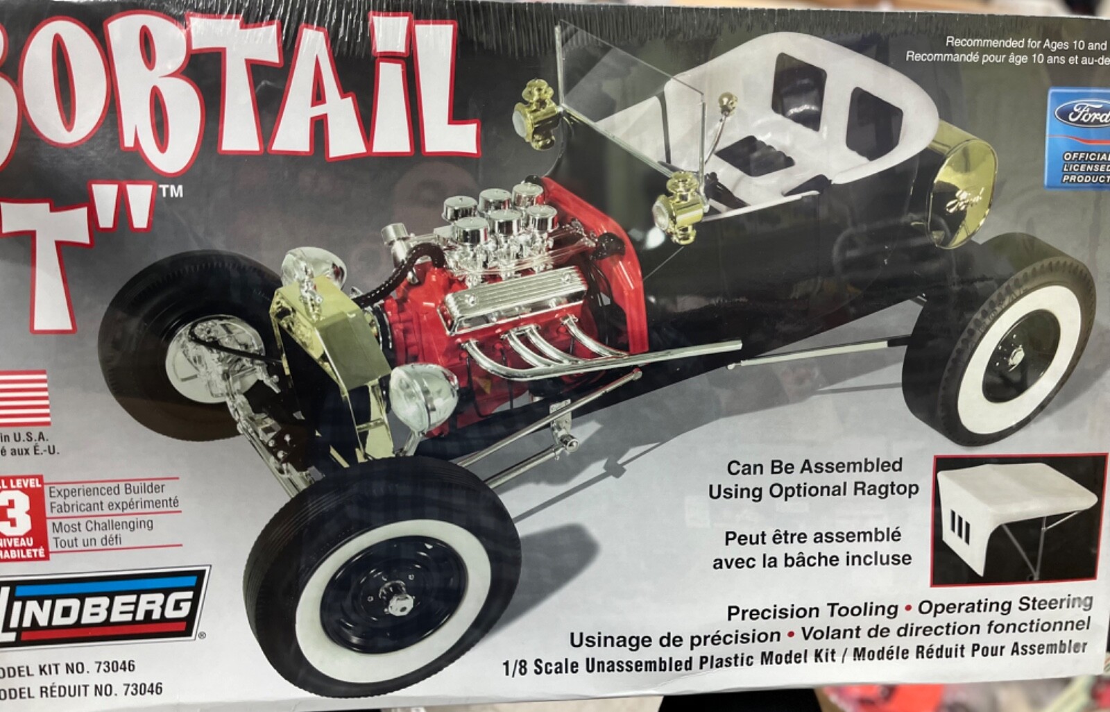 Lindberg 1/8 Scale Ford Bobtail "t" Unassembled Plastic Model Kit 73046 ...