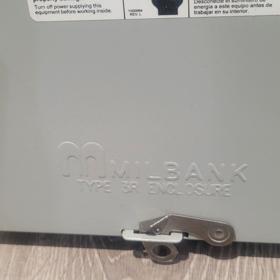 Milbank U5842-RL-100-KK 200A Ringless Small Hub 100A Main Breaker Meter ...