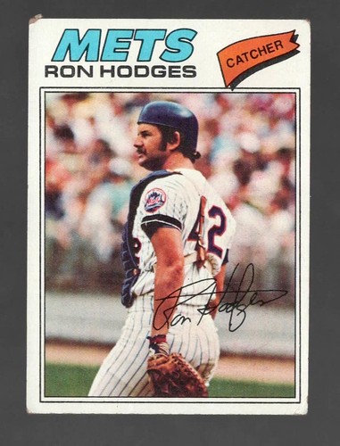 1977 Topps Ron Hodges New York Mets #329 Excellent | eBay