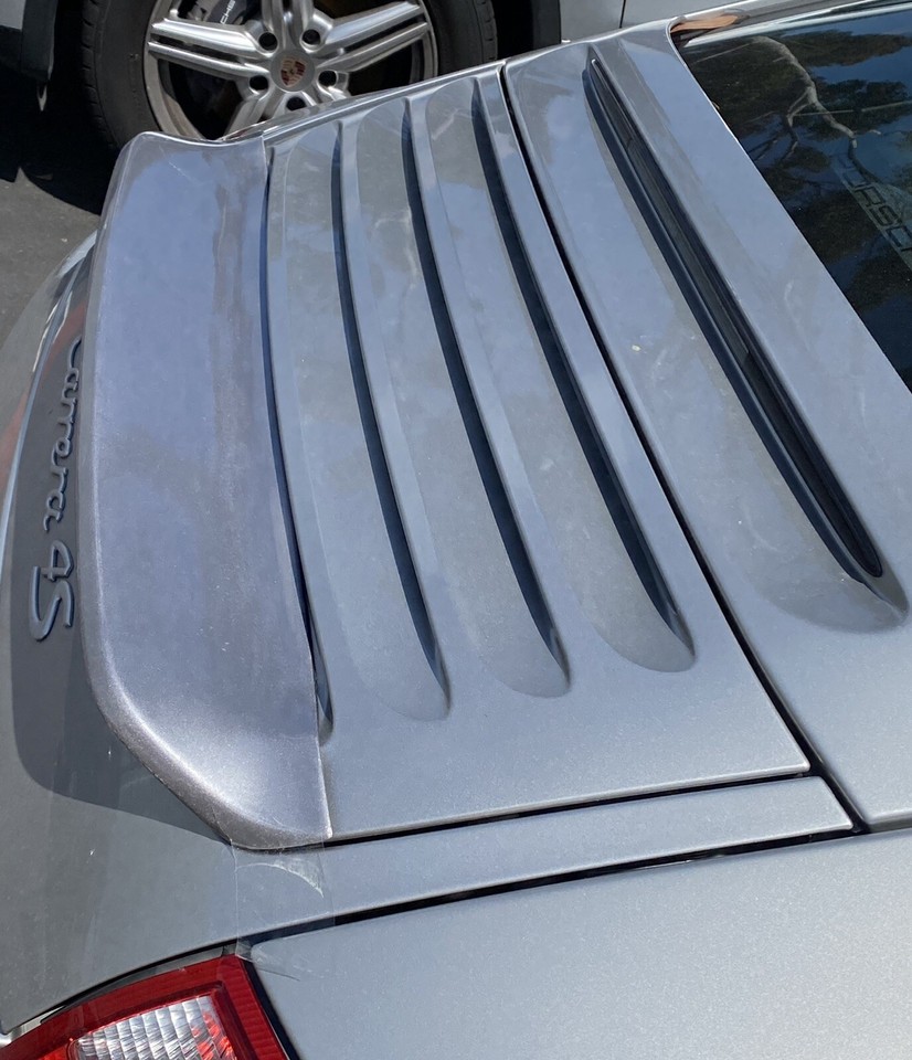 Porsche 997 duck tail spoiler wing SINGER style polyurethane add on ...