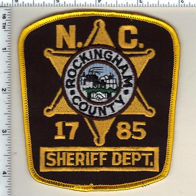 Rockingham County Sheriff's Dept. (North Carolina) Shoulder Patch from ...