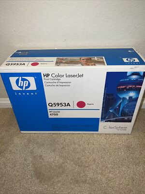 OEM HP Q5953A Magenta 643A Series Toner Cartridge Brand New | eBay
