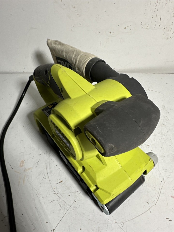 Ryobi BE319 6 Amp Portable Corded 3" x 18" Belt Sander & Dust Bag (Tool ...