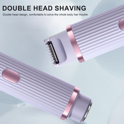 2-in-1 Women Waterproof Bikini Trimmer Body Hair Removal Depilator ...