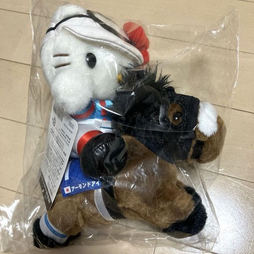 Sanrio Local Kitty x JRA Almond Eye Plush Jockey Costume Used | eBay