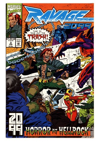 Ravage 2099 #3 NM 9.4 1992 Paul Ryan Cover | eBay