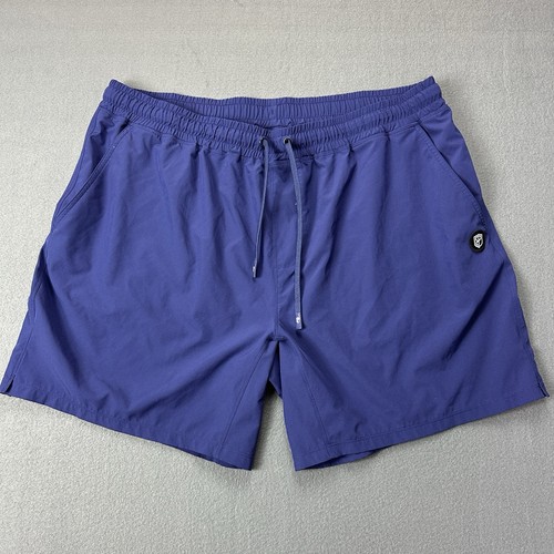 Born Primitive Men's Solid Drawstring Shorts Blue Size 3XL 7 Inch ...