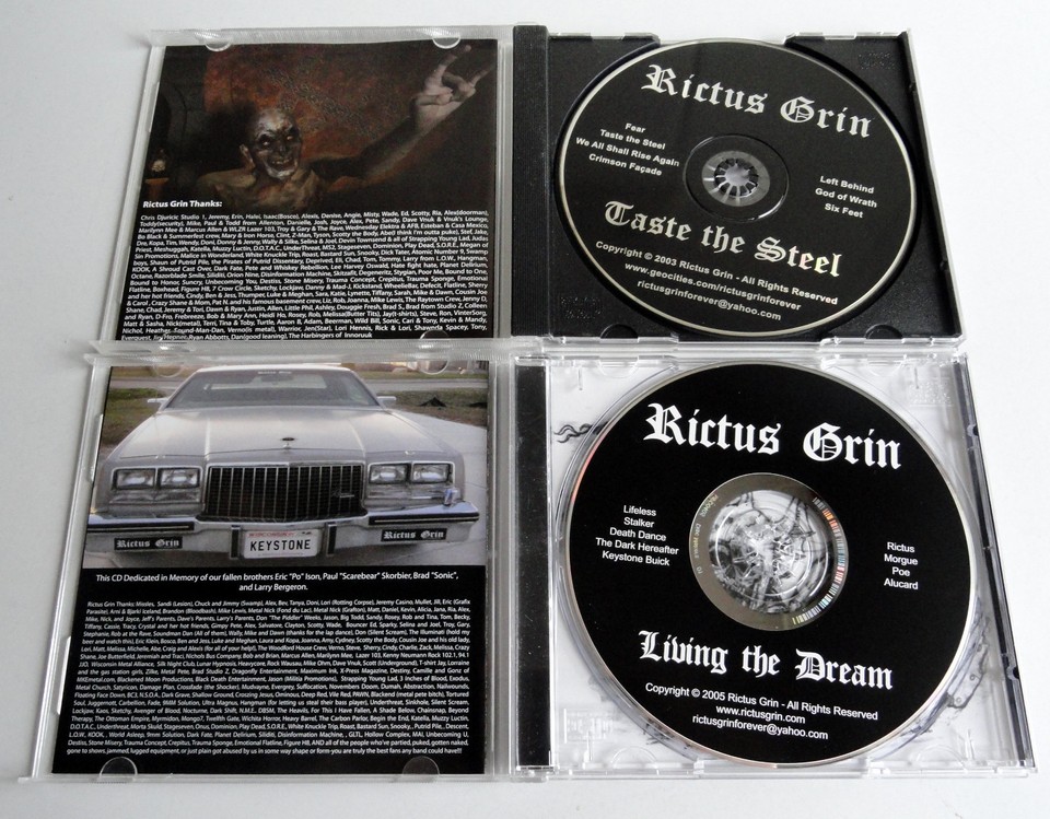 Rictus Grin - Living The Dream & Taste The Steel (CD,Great Thrash Metal ...