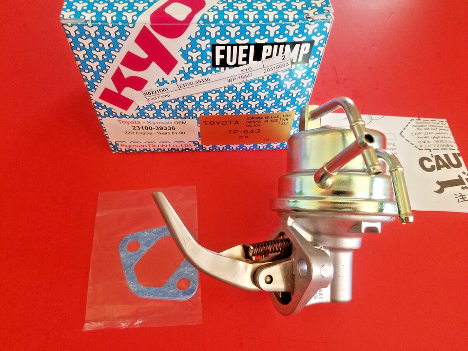 Toyota 22R Engine Mechanical Fuel Pump OEM Kyosan Celica, Pickup ...