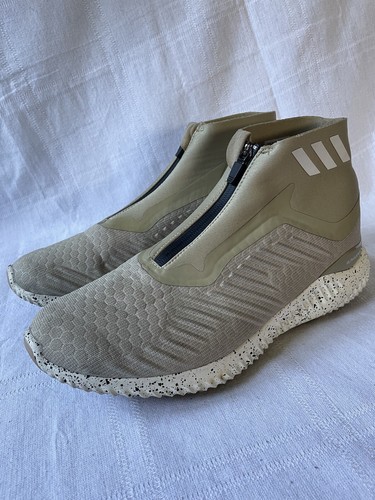 Adidas Alphabounce Zip Light Brown White Running Walking Shoes Men Size ...