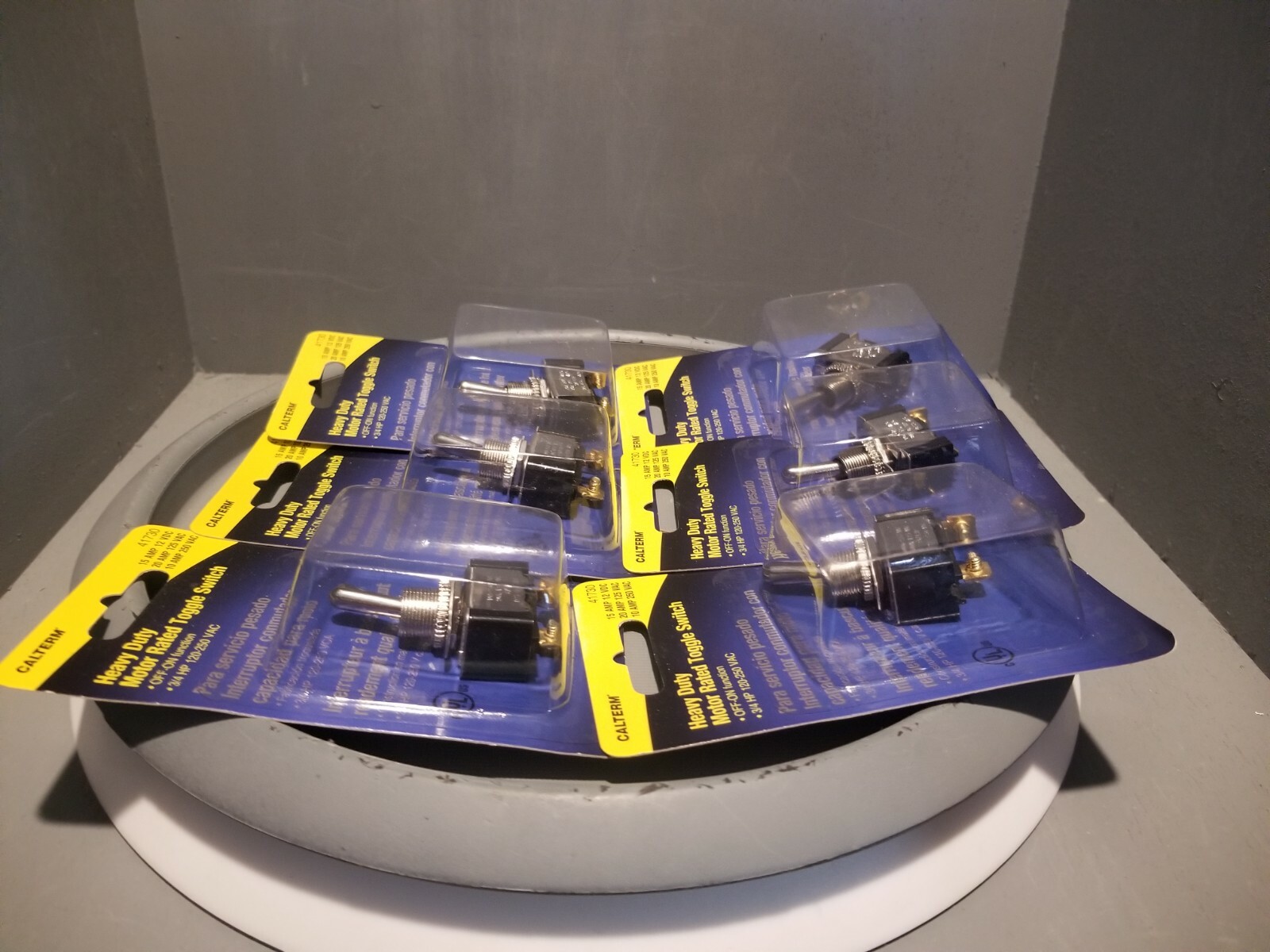 Box of 6 Calterm Heavy Duty Motor Rated Toggle Switch, 41730 | eBay