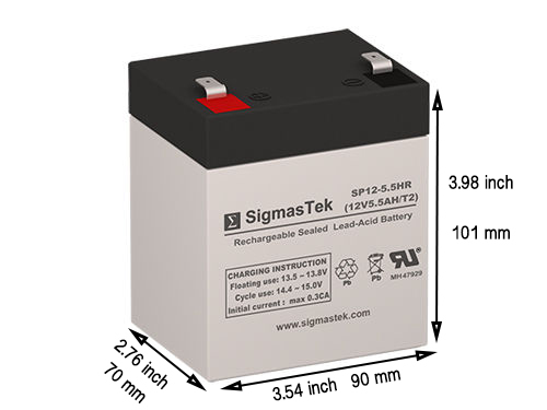 APC RBC143 Replacement Batteries (Set of 10) 12V 5.5AH By SigmasTek | eBay