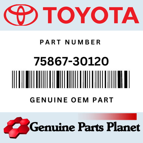 Genuine OEM Toyota Clip, Rocker Panel Moulding 75867-30120 | eBay