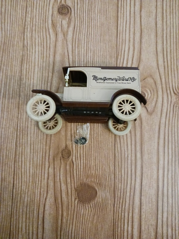 Montgomery Ward & Co. 1917 Ford Model T Van Die Cast Coin Bank With Key ...