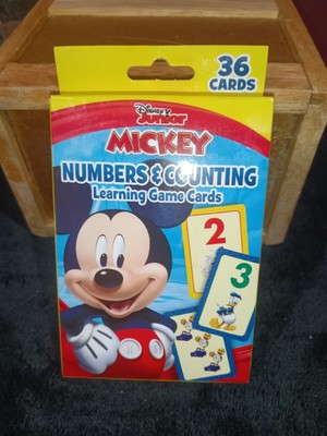 Disneys Junior Mickey Numbers & Counting Learning Game Cards | eBay