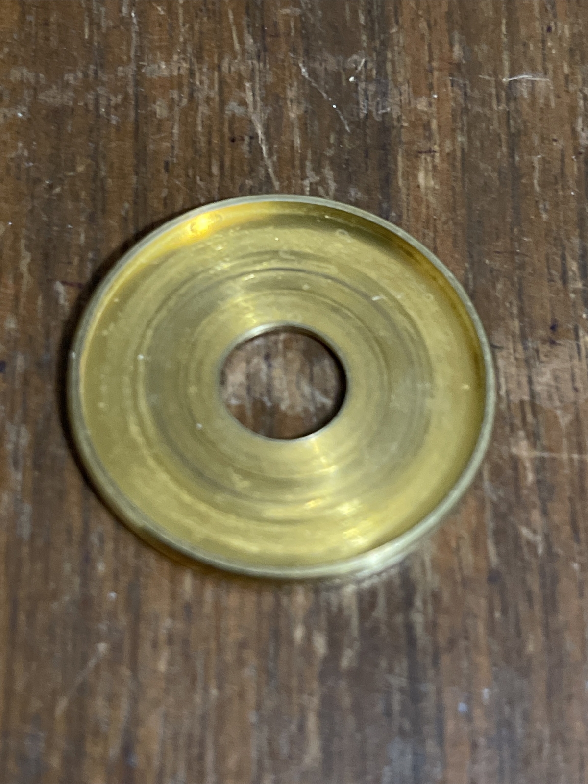 1-1/4” SOLID BRASS TURNED CHECK RINGS POLISHED AND LACQUERED 1/8IPS 3/8 ...